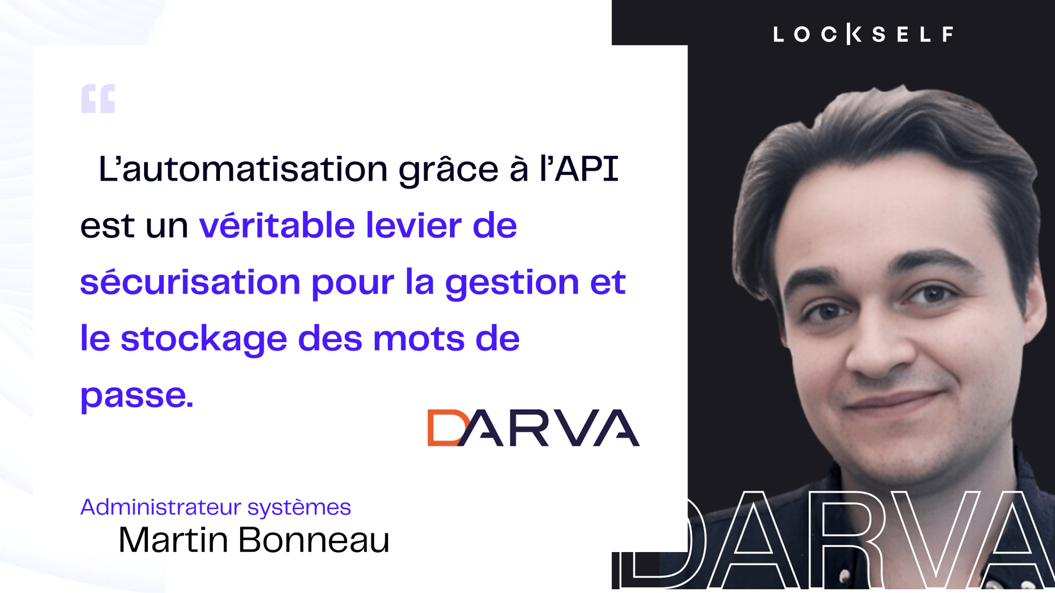 DARVA automatise la création de VM (Machine virtuelle) avec LockPass